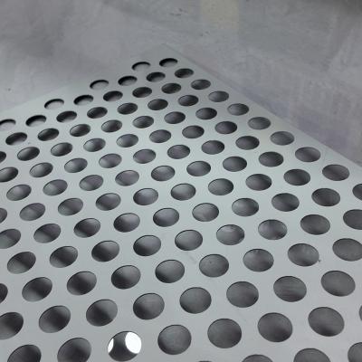 China 10mm Hole Perforated Sheet for Supermarket & Warehouse Storage for sale