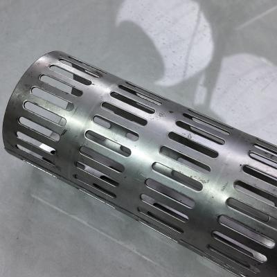 China Stainless Steel Perforated Mesh Cylinder 304 316 for Chemical Catalyst Filtration 0.5-3mm for sale