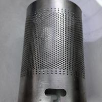 China Custom Sized Stainless Steel Perforated Cylinder Cylindrical Pipeline Filter Element for sale