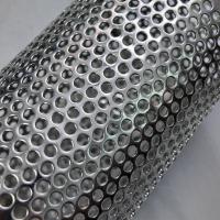 China Stainless Steel Perforated Filter Tube 304 316L Corrosion Resistant 0.5-3mm Thickness for sale