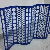 China Custom Bent Perforated Windbreak Fence with Multi-Shape Holes for sale