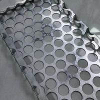 China Large Hole Electroplated Perforated Metal Grating For Industrial Screening for sale