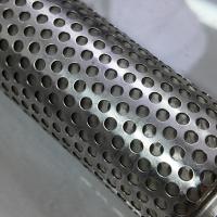 China Custom sized Stainless Steel Perforated Cylindrical Filter Cartridge for sale