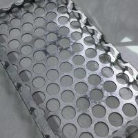 China Large Hole Electroplated Perforated Metal Grating For Industrial Screening for sale