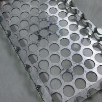 China White Stainless Steel Perforated Mesh 304 1.22x2.44m for Architectural Fencing for sale