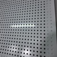 China 1.5mm Thick Galvanized Perforated Steel Sheet Walkway Grating for Ventilation 1.22x2.44m for sale