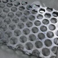 China Large Hole Electroplated Perforated Metal Grating For Industrial Screening for sale