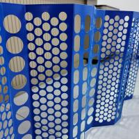 China Custom Bent Perforated Windbreak Fence with Multi-Shape Holes for sale