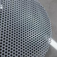 China 10mm Hole Diameter Perforated Steel Sheet With Round Hole for sale