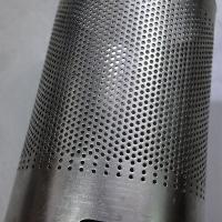 China Stainless Steel Perforated Drum 304/316 Custom Hole Pattern 0.5-3mm Thickness for sale