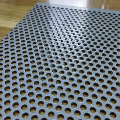 China 1.5mm Thick Galvanized Perforated Steel Sheet Walkway Grating for Ventilation 1.22x2.44m for sale