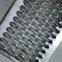 China Anti Slip Strip Grip Strut Safety Grating  Galvanized Material Customizable Sizes for sale
