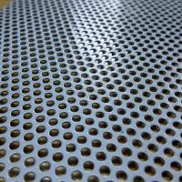 China 10mm Hole Diameter Perforated Steel Sheet With Round Hole for sale