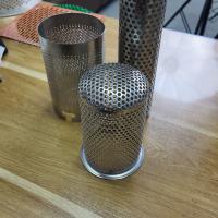 China 1.5mm Hole Perforated Stainless Steel Filter Tube Sheet 304 316 Corrosion Resistant 0.5-3mm Thick for sale