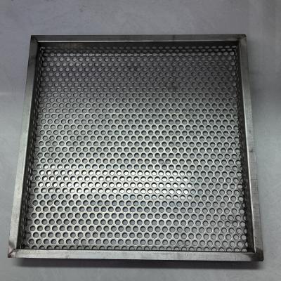 China Custom Bent Perforated Metal Plate 0.5-3mm Thickness for Architectural Decoration and Industrial Use for sale