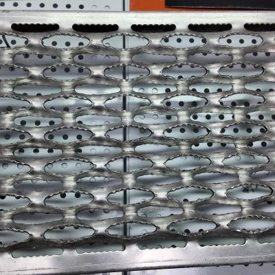 China Galvanized Anti-Skid Perforated Tread 1.22x2.44m for Construction Stairs and Truck Steps for sale