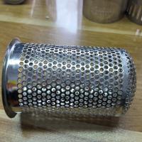 China Customizable Perforated Stainless Steel Cylinder Water Purifier Filter for sale
