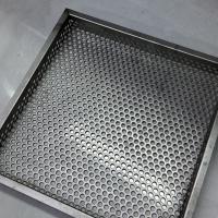 China 2.5mm Hole Diamete Galvanized Punched Metal Sheets Kitchen Colander for sale