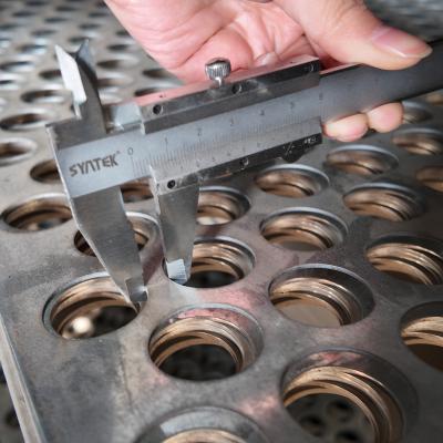 China 5182 Aluminum Alloy Perforated Sheet 4x8ft Custom Hole Size Pitch Thickness 4-10mm for sale