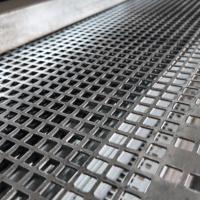 China Square Perforated Aluminum Sheet For Decoration Customizable Color for sale
