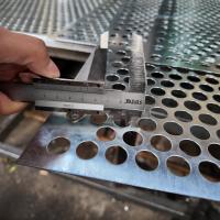 China 5mm Diameter 4mm hole Pitch Perforated Galvanized Steel Sheet For Construction for sale