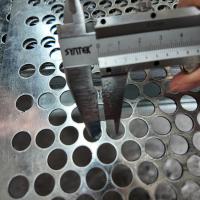 China 5mm Diameter 4mm hole Pitch Perforated Galvanized Steel Sheet For Construction for sale