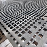 China Square Perforated Aluminum Sheet For Decoration Customizable Color for sale