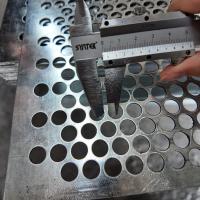 China 1.5mm Hole Perforated Stainless Steel Filter Tube Sheet 304 316 Corrosion Resistant 0.5-3mm Thick for sale