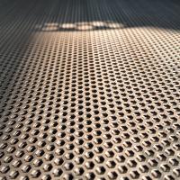 China Perforated Stainless Steel Bar Grating Round Holes Rust Resistant for sale