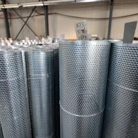 China Stainless Steel Perforated Mesh Sheet 4mm Aperture for Fish Pond Filtration 304 316 for sale