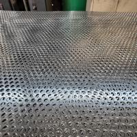 China 0.8mm Thickness Round Perforated Metal Sheet 1.22x2.44m Steel Stainless Steel for sale