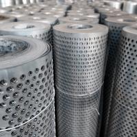 China Round Hole Perforated Aluminum Sheet 0.5-3mm for Dustproof Sound Absorption for sale