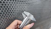 China 0.8mm Thick 1.5mm Aperture Galvanized Perforated Sheet for sale