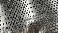 China 1.0mm 3003 Aluminum Round Hole Micro Perforated Plate H14 H18 Custom Sizes for sale