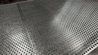 China Galvanized Micro Perforated Plate 1000x2000mm for Cabinet Ventilation Dust Control for sale