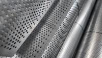 China Custom Punch Hole Size Perforated Metal Mesh Roll for Facade or Ventilation for sale