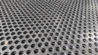 China 316L Stainless Steel Perforated Mesh Plate 1.5mm Thickness 3mm Hole Custom Size for sale