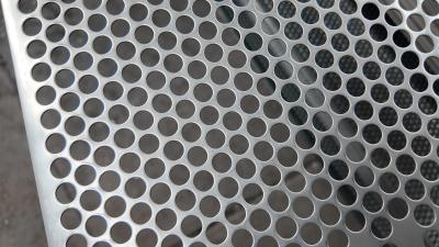 China 304 Stainless Steel Perforated Sheet 1.0mm Thick Round Hole Heat Dissipation Grille for Electrical Cabinet for sale