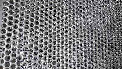 China 316L Stainless Steel Perforated Mesh Plate 1.5mm Thickness 3mm Hole Custom Size for sale