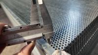 China 2mm Thick Round Hole Perforated Metal Mesh Sheet for sale