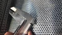 China 2mm Thick Round Hole Perforated Metal Mesh Sheet for sale