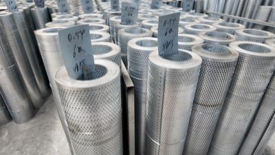 China Durable Custom Round Hole Perforated Metal Coil Roll Supply To African Buyers for sale