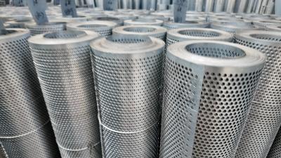 China EU Standard Stainless Steel Perforated Metal Coil Roll Custom Size for sale