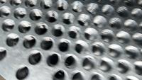 China Round Hole Stainless Steel Perforated Mesh 0.5~30mm Aperture Custom Punched Metal Sheet for sale