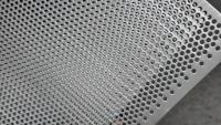 China Round Hole Galvanized Perforated Metal Plate Custom Size for sale
