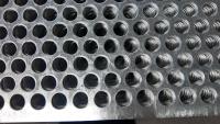 China 0.6mm Round Hole Stainless Steel Perforated Metal Sheet Custom Size for sale