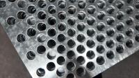 China Hot Dipped Galvanized Round Hole Perforated Mesh Sheet Custom Size for sale