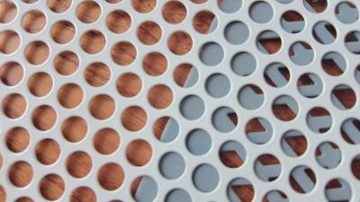 China Hot Dipped Galvanized Round Hole Perforated Mesh Sheet Custom Size for sale