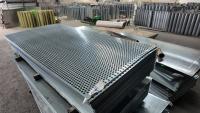 China Custom Size Galvanized Round Hole Perforated Metal Sheet for sale