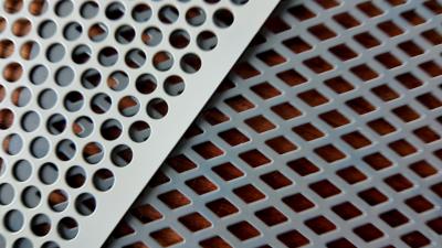 China Custom All Hole Shapes Perforated Plate With Multiple Materials for sale